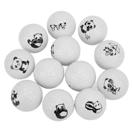 Herwey 12pcs Golfing Balls Golfs Driving Range Practice Balls With Cute ...