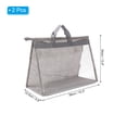 Unique Bargains Clear Purse Storage Organizer Dustproof Cover Light ...