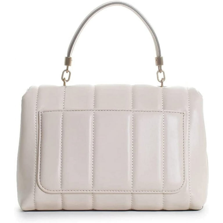 Tory Burch Kira Ivory White Small Brie Leather Top Handle Tory Burch Kira Ivory White Small Brie Leather Top Handle