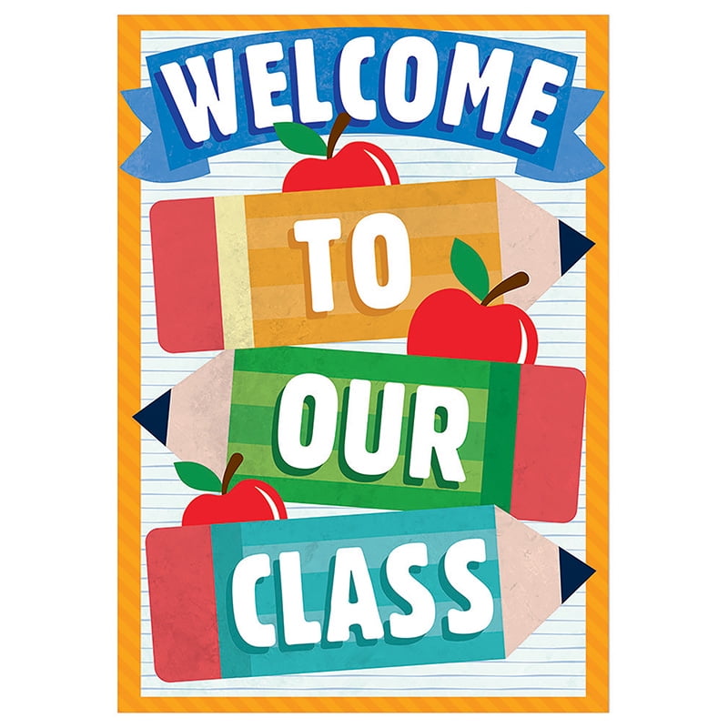 Welcome to Our Class Pencils Poster, 13" x 19" | Bundle of 10 Each ...