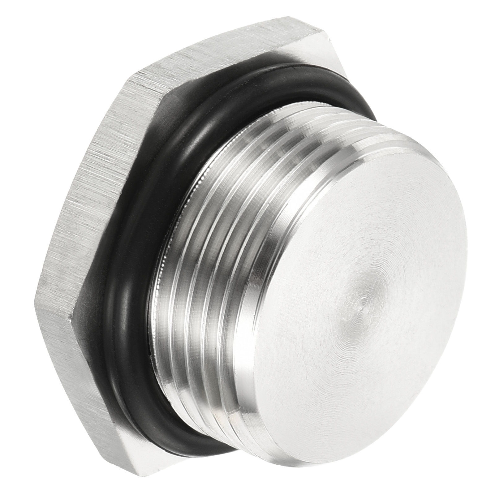 Uxcell M25x1.5 Male Plug Stainless Steel Thread Hex Head Socket Pipe ...