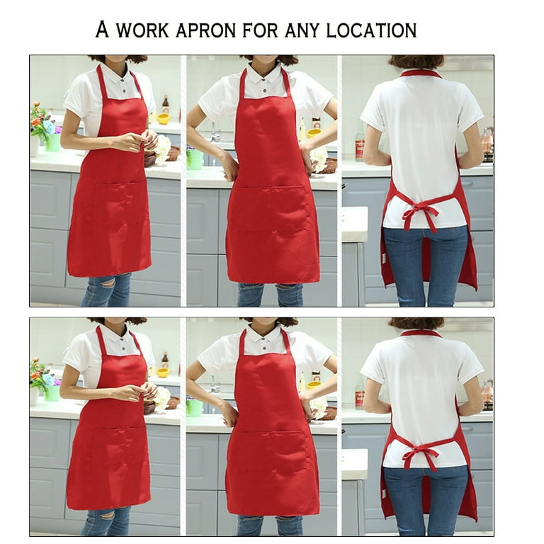Plain Red Apron