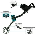 Allosun Pro Metal Detector Adults Gold Silver Finder 9 inch Waterproof ...