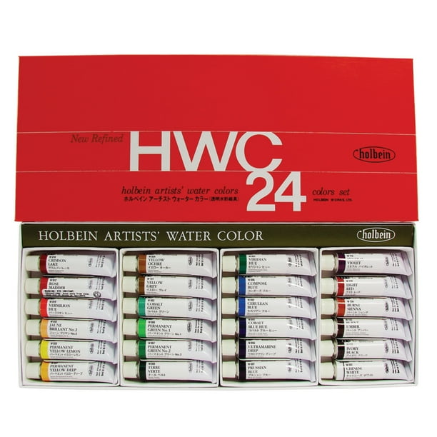 Holbein Artists' Watercolor 24-Color Set - Walmart.com - Walmart.com