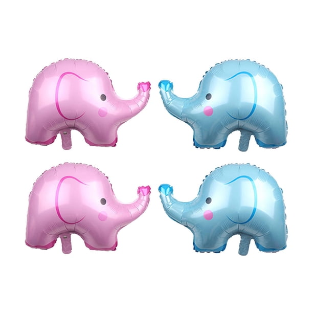 4pcs Elephant Balloons Animal Elephant Foil Balloons Baby Shower ...