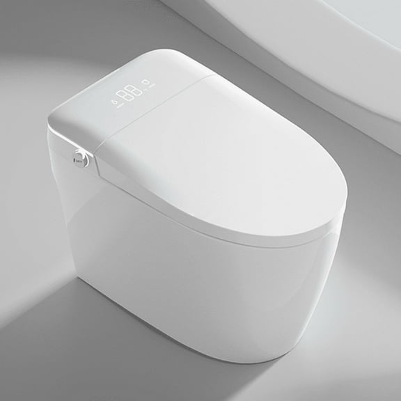 Smart Toilet with Bidet Built in,Elongated Heated Toilet Seat with Tank ...