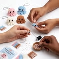 Handmade Beaded Octopus Keychain | Mini 3.5cm Kawaii 3D Charm for Bags ...