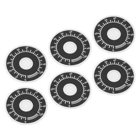 Garosa Potentiometer Dial Plate,200Pcs Dial Plate Aluminum Alloy Round ...