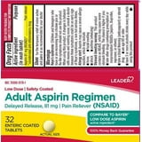 Vazalore Aspirin 81 mg, Adult Aspirin, Liquid-Filled Capsules, Low Dose ...