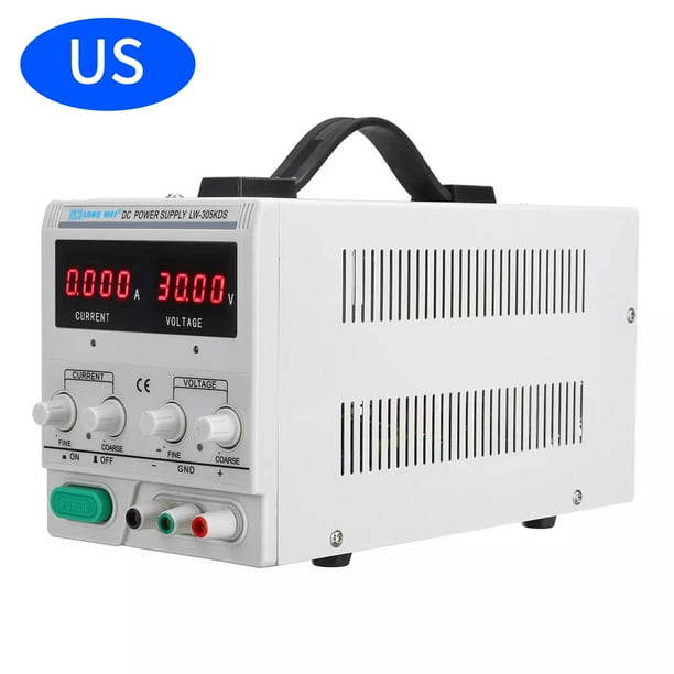 Labymos LONG WEI LW305KDS 110V/220V 0-30V 0-5A Adjustable LED Digital Display DC Power Supply ...