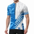 BRANROY Men's Cycling Jersey Short Sleeve - Printed Half Zip Breathable ...