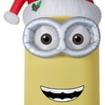 Airblown Inflatables 11 Ft. Minion Kevin with Candy Cane and Santa Hat ...