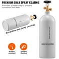 BENTISM 5 lbs Aluminum CO2 Tank with CGA320 Valve, Lightweight ...