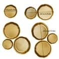 Cluster Serving Bowls, Stylish Gold Finish 9-Piece Cluster Bowl Set ...