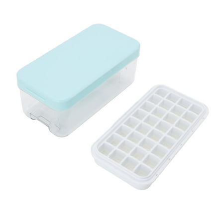 Ice , Food Silicone Ice Tray Sealing Stacking Storage Large Capacity ...