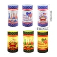 3Pcs 4th of July Patriotic Flameless Candles, Yellow Color LED Candle ...