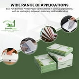 BAM POS Bamboo Printer Paper - 8 1/2” x 11”- 20LB Multipurpose White ...