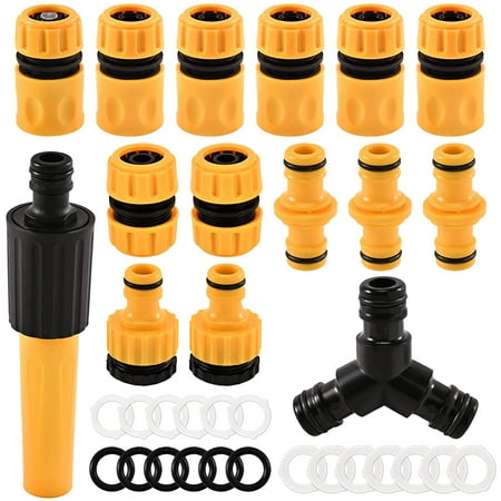 13mm Garden Hose Connector, Reinforced ABS Garden Hose Adapter Kit ...