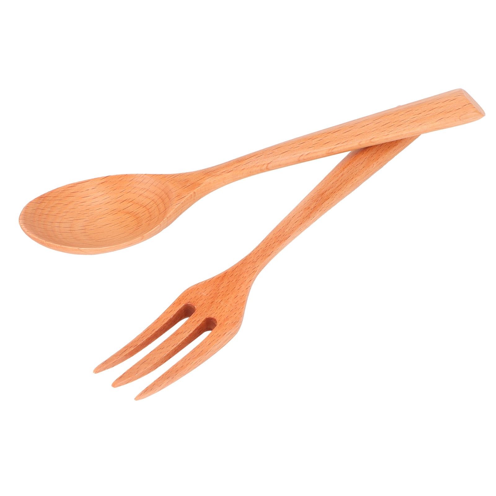 Click here for Khall Wooden Spoon Fork Set  2pcs/Set Kitchen Flat... prices