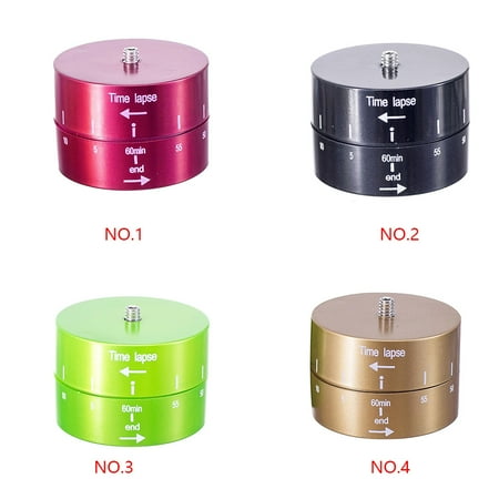 360 degree 60min Time Lapse Automatic Timer Tripod Head delay tilt head ...