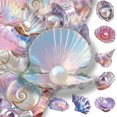 50Pcs Sea Creature Sticker Adhesive Decorative for Scrapbooking Water ...