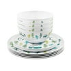 Gibson Home Unbreakable Everyday Melamine Dinnerware Set - 12 Piece ...
