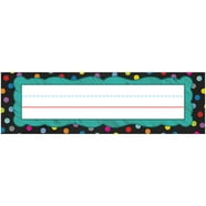 Carson Dellosa Eric Carle Dots Name Plates (36 desk nameplates ...