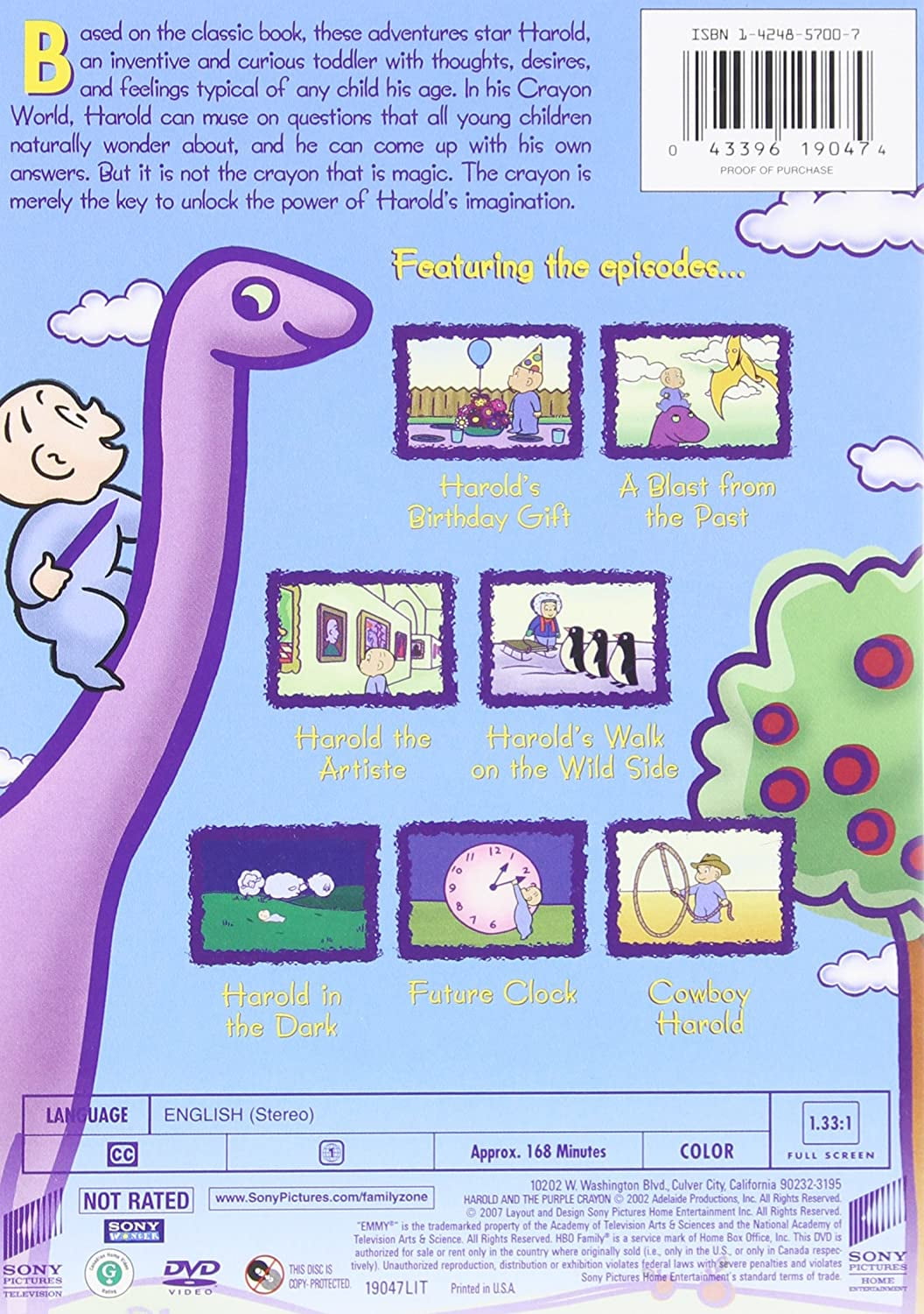 Harold And The Purple Crayon Dvd