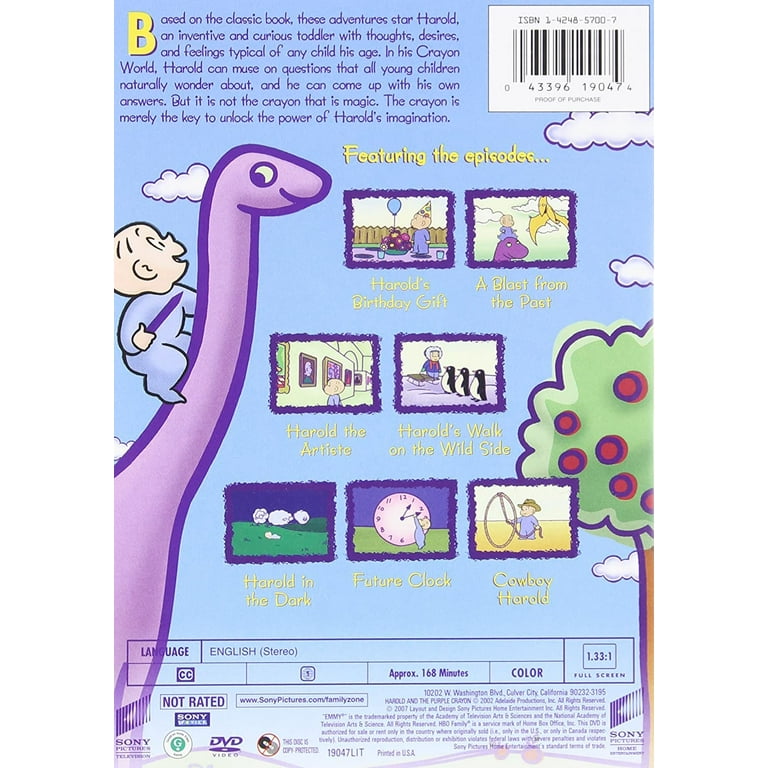 Harold And The Purple Crayon Dvd