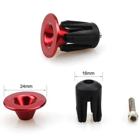 End Plugs Handlebar 2 Pcs Bar End Plugs Aluminum Alloy Bar Ends ...