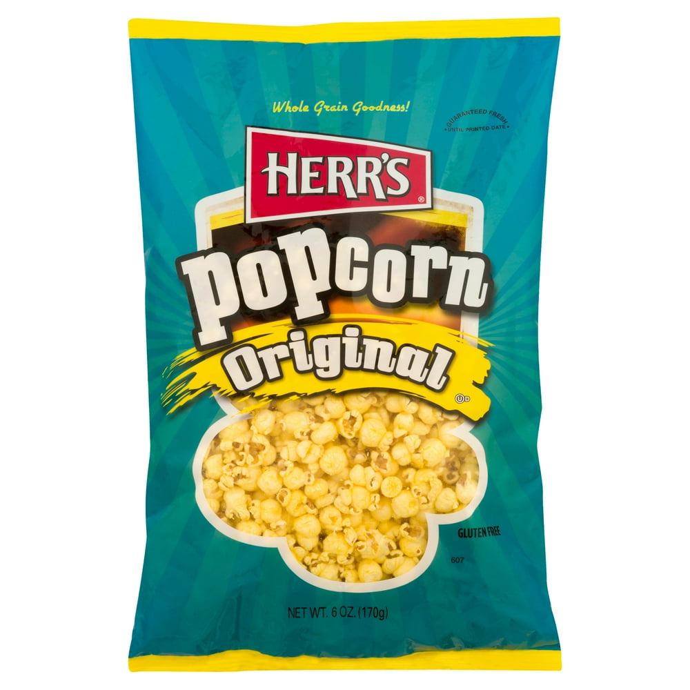Herr's Original Popcorn, 6 oz - Walmart.com - Walmart.com