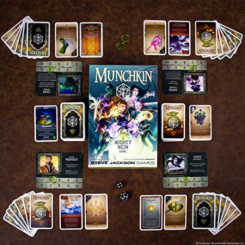 USAOPOLY Munchkin: Critical Role Card Game | Munchkin Game Featuring ...