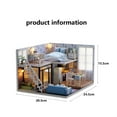 3D DIY Miniature Room Doll House Kit Adult Model Kit, House Built With ...