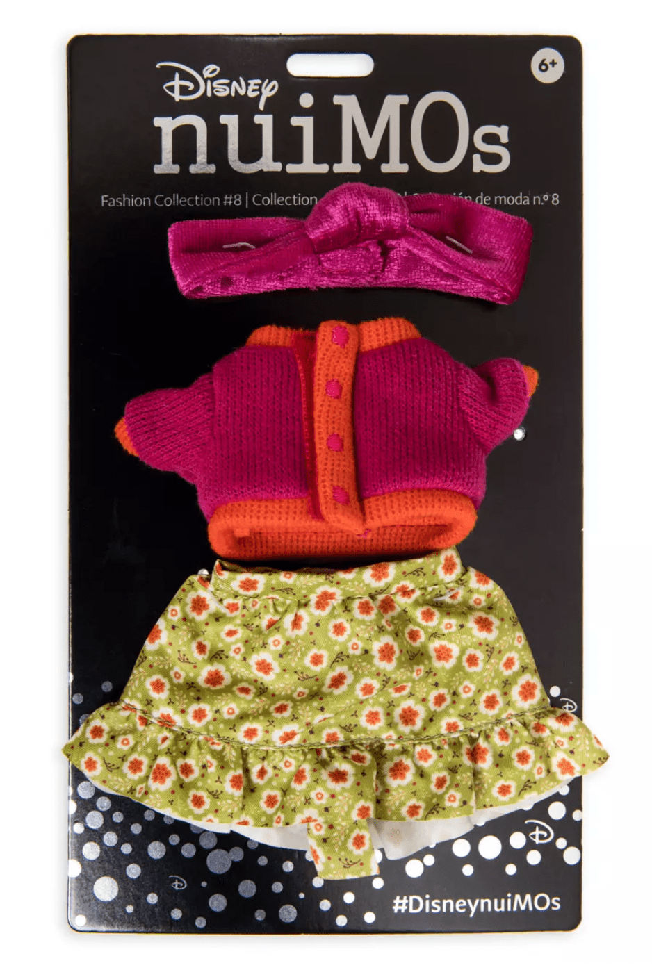 Disney NuiMOs Outfit Color Blocked Sweater Floral Skirt with Matching ...