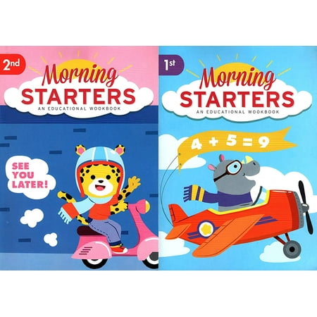 First Grade & Second Grade - Morning Starters Educational Workbooks ...