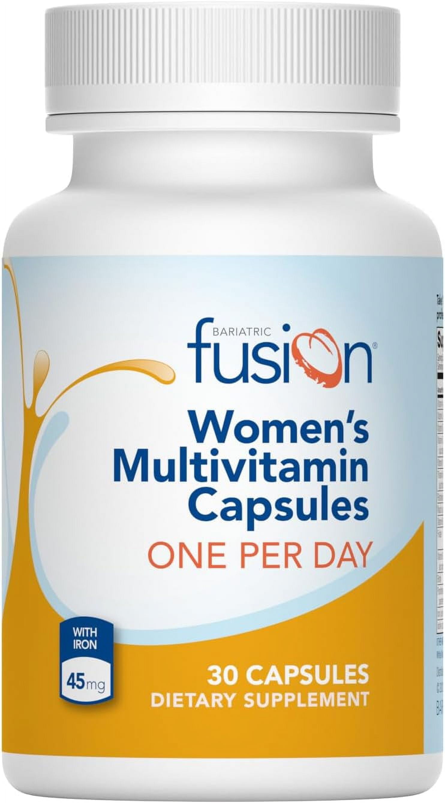 Bariatric Fusion Women's Multivitamin With Iron (One Per Day) | 45 Mg ...