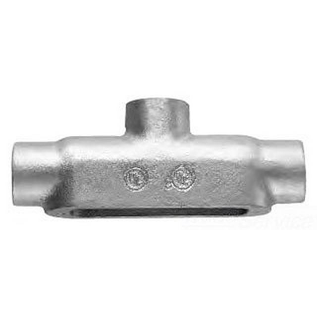 Crouse-Hinds TB50M Malleable Iron Type TB Conduit Outlet Body 1/2 Inch ...