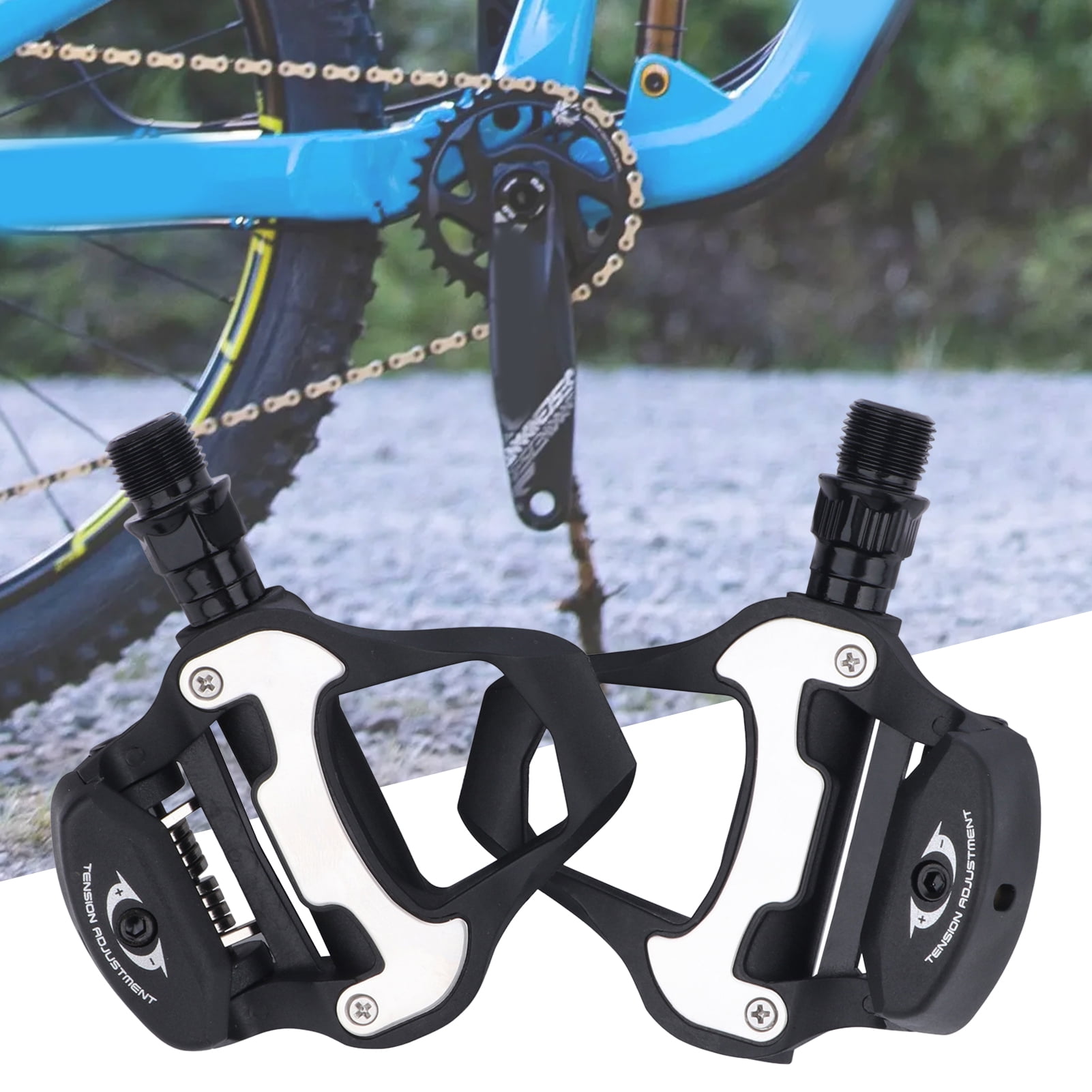 Kripyery Bicycle Pedal Self-Locking SPD System Retrofit Modified ...