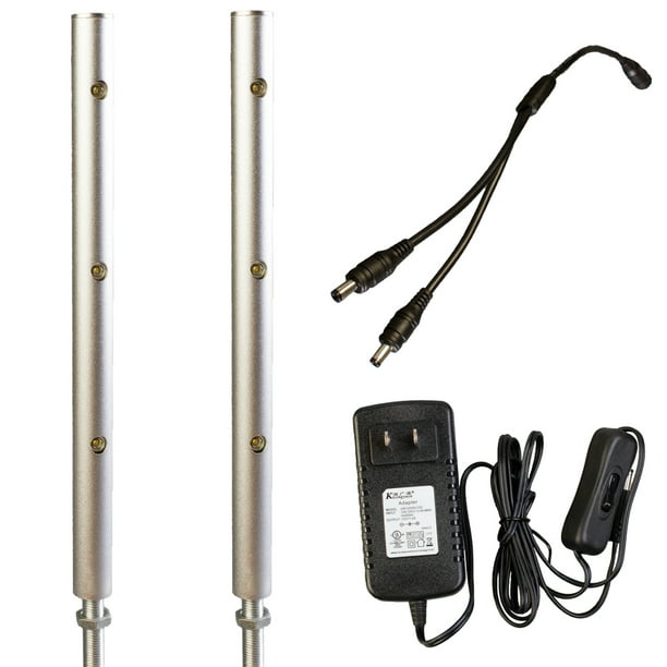 Set of 2 LEDupdates Showcase LED light Pole Style FY-34M with UL Listed ...
