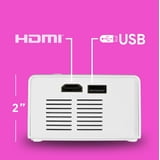 Ematic Mini Portable Theater Projector, White (EPJ480WH) - Walmart.com