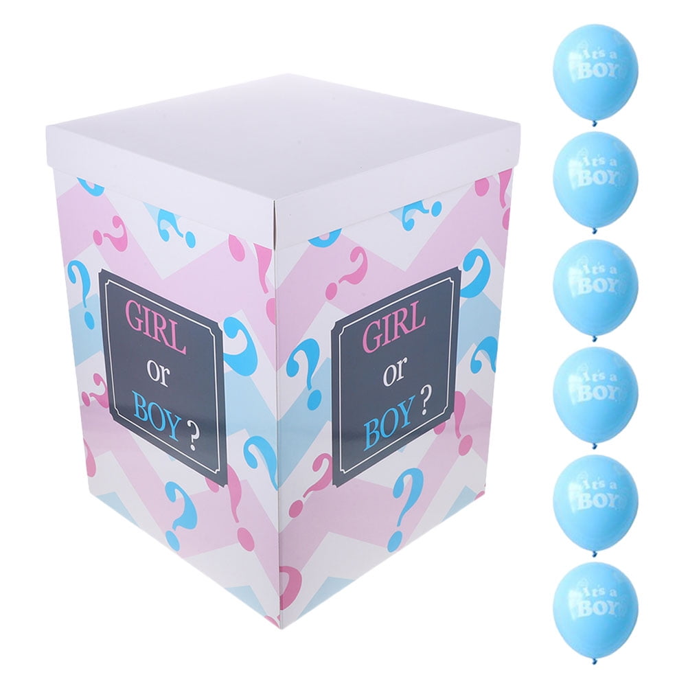 Click here for Alvinma 1 Set Gender Reveal Balloon Box With Ballo... prices