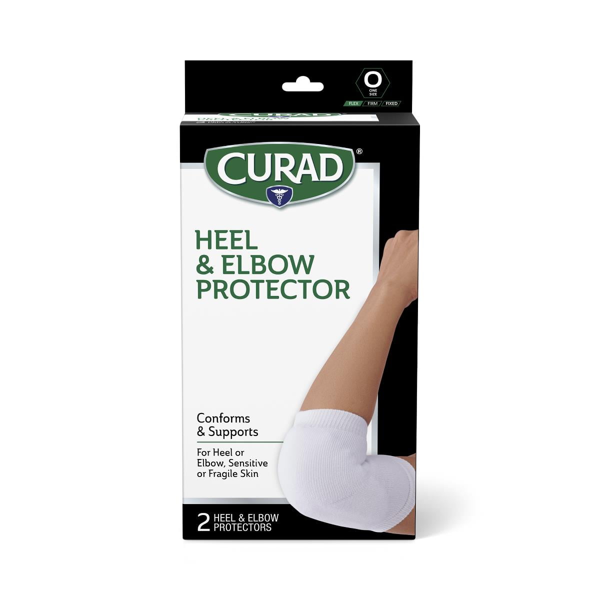 Curad Heel and Elbow Protectors, Universal Fit, One Size Fits Most, 1 ...
