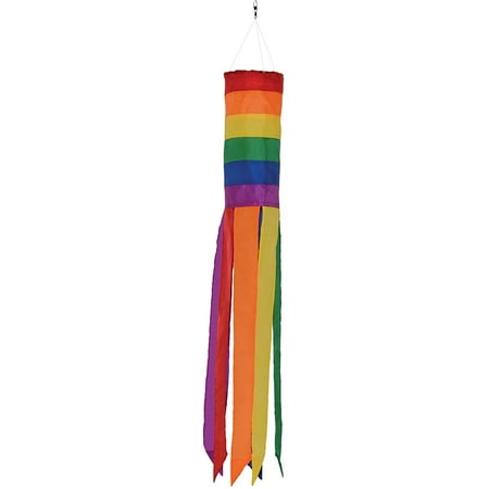 IGUOHAO Rainbow Column - 33 Inch Windsock - Colorful Hanging Decoration ...