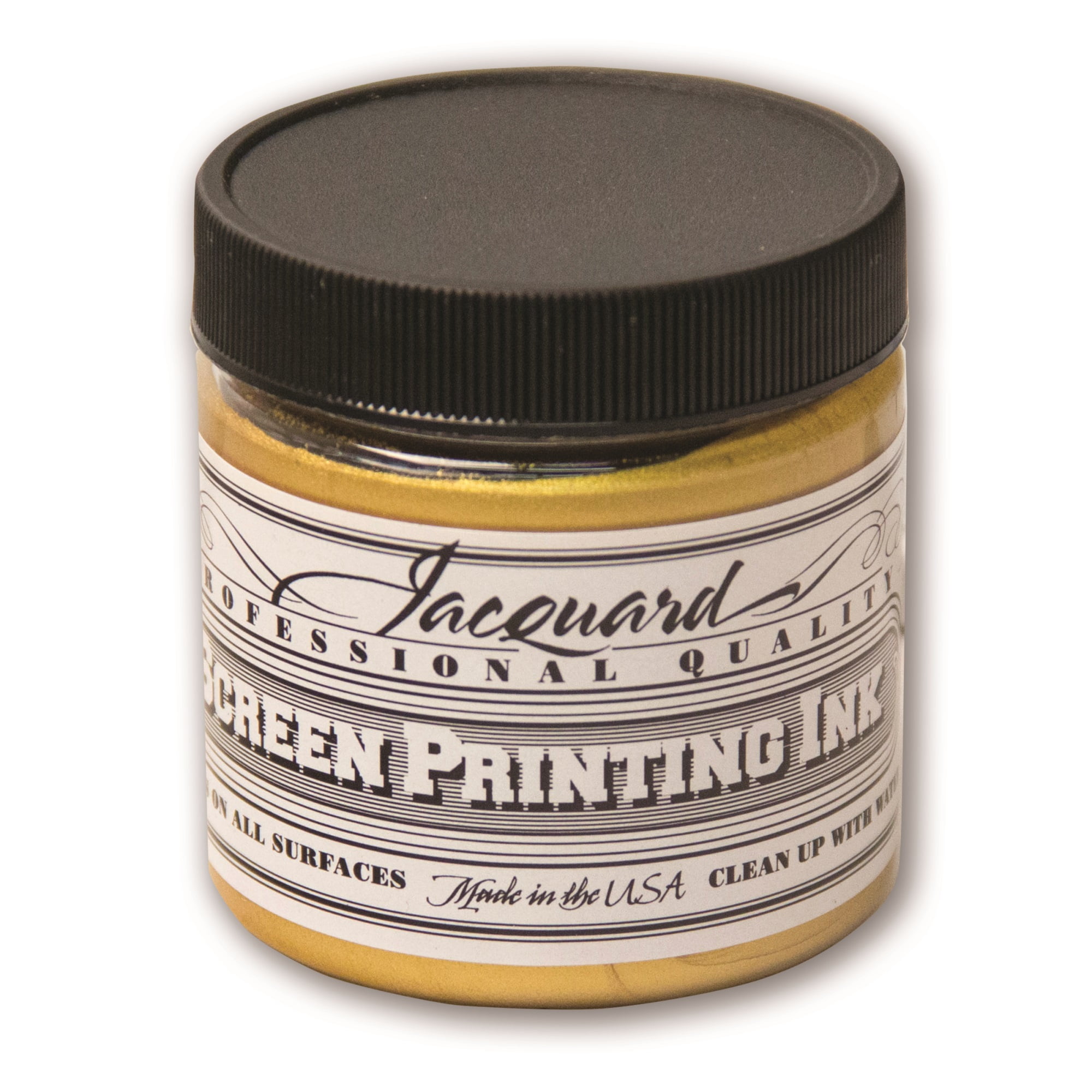 Jacquard Professional Screen Printing Ink, 4 oz., Solar Gold - Walmart.com