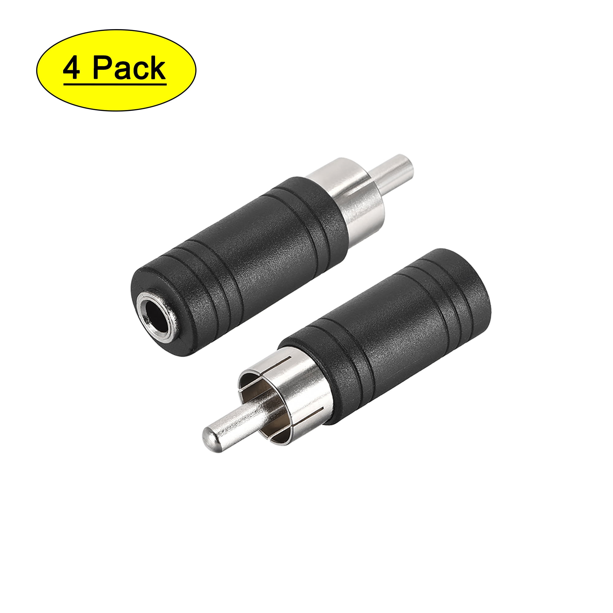 RCA Male to 3.5mm Female Connector Stereo Audio Video Adapter Converter ...