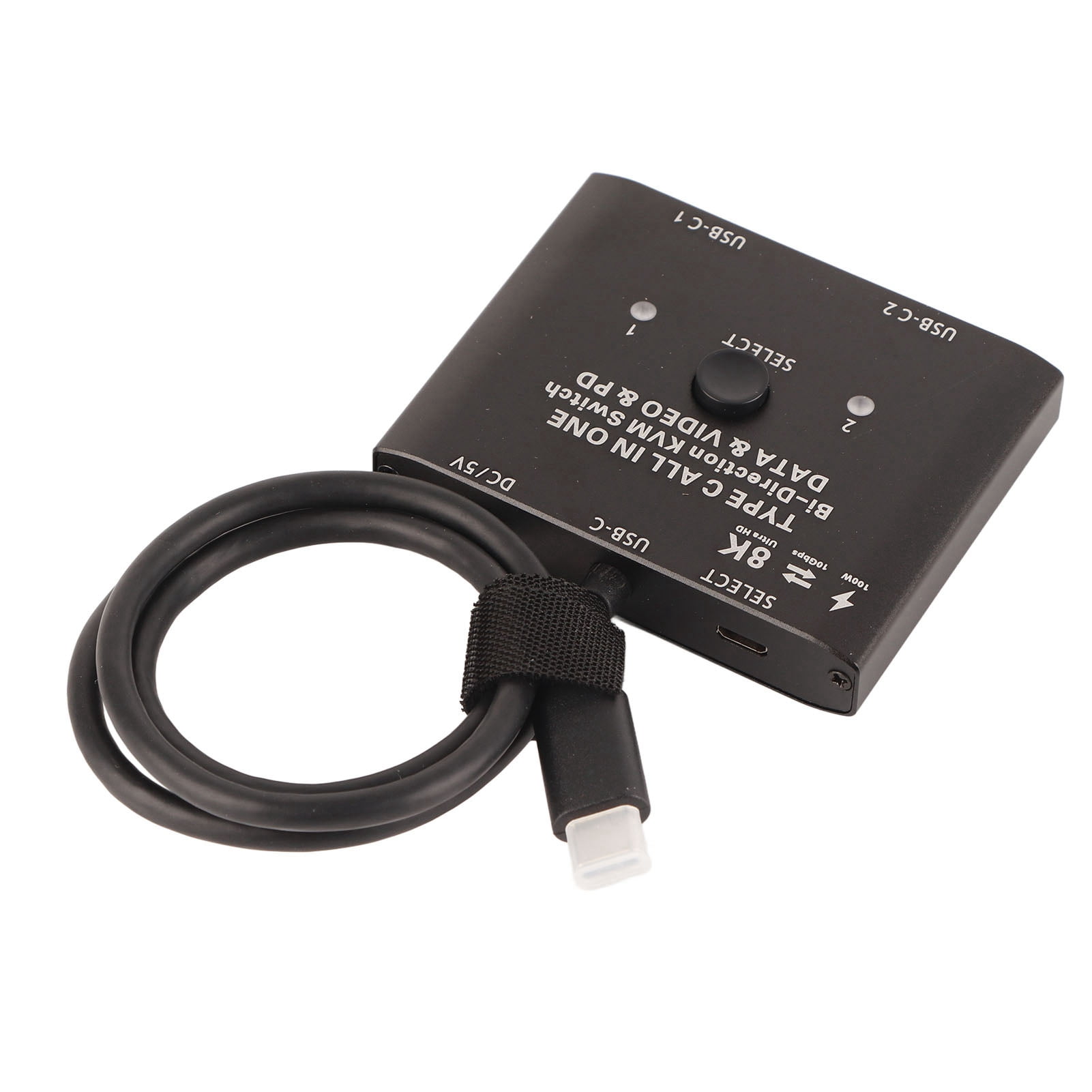 Conmutador KVM, USB C Bidireccional USBC Conmutador Salida Conmutador USB Diseño elevado ...