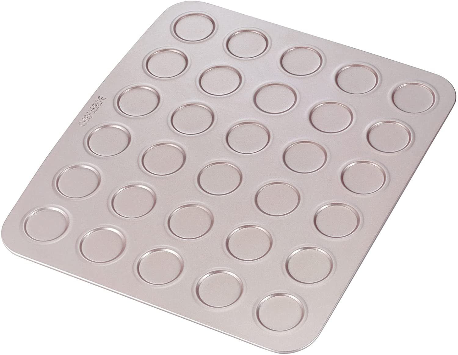CHEFMADE Macaron Cake Pan, 30-Cavity Non-Stick Macaroon Biscuits Cookie ...