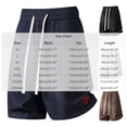 Ceisia Men Linen Textured Casual Shorts Elastic High Waist White ...