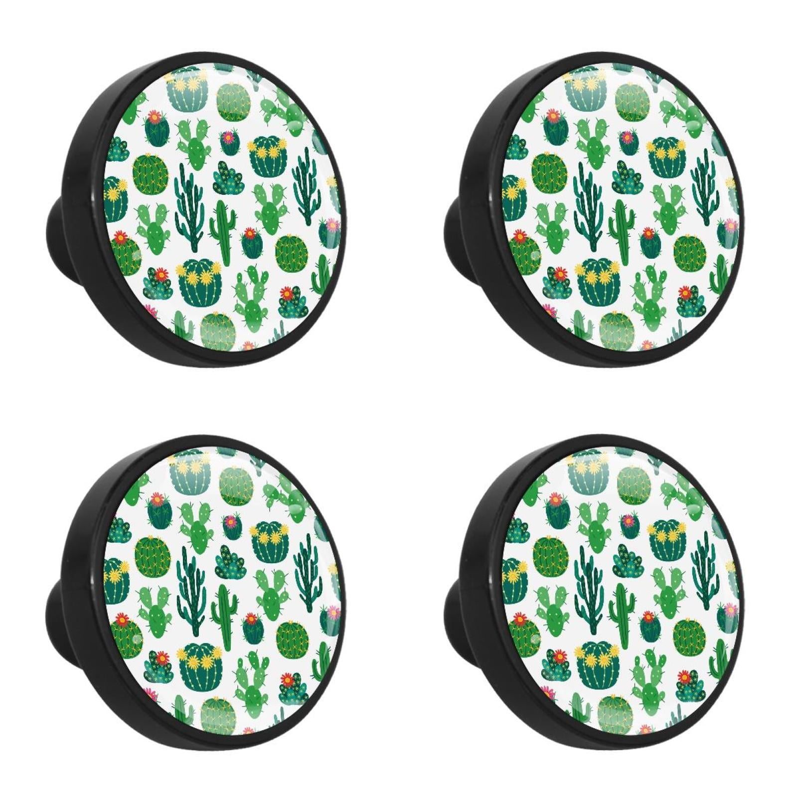 4 Pcs Cactus Knobs for Kitchen Cabinet Cupboard Dresser Bookcase Drawer ...