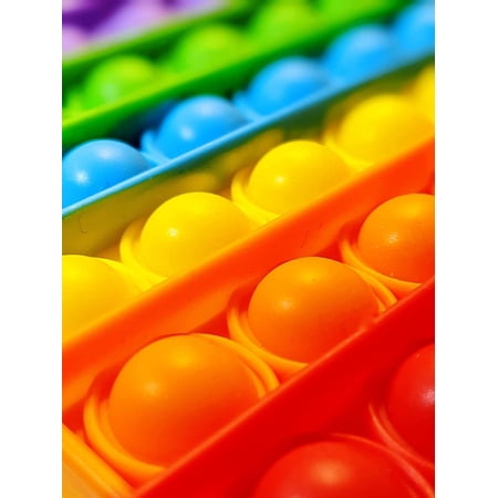 Push & Pull Baby Toys Sensory Pop Toy, Bubble Pop Fidget Toy Anti ...